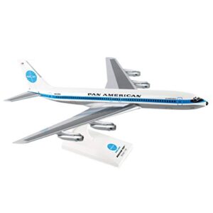 daron skymarks skr877 pan american world airways 707 1/150 scale airplane model jet clipper monsoon livery reg#n415pa