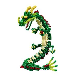 nanoblock – dragon (renewal) [fantastic animal], advanced hobby series building kit