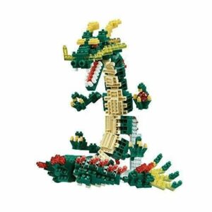 nanoblock - Dragon (Renewal) [Fantastic Animal], Advanced Hobby Series Building Kit