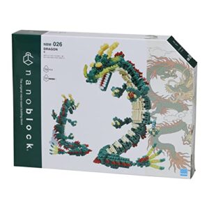 nanoblock - Dragon (Renewal) [Fantastic Animal], Advanced Hobby Series Building Kit