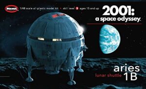 2001: a space odyssey aries-1b lunar carrier 1/48 scale model kit