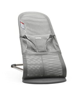 babybjörn bouncer bliss, mesh, gray