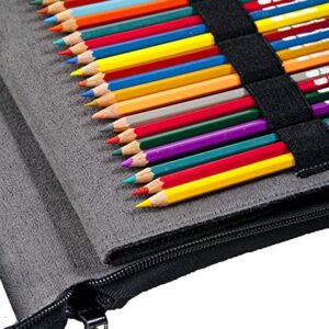 Global Art Materials Coloring Book Travel Case, Black, 10-1/2" x 12-1/2"/Large