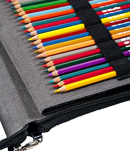 Global Art Materials Coloring Book Travel Case, Black, 10-1/2" x 12-1/2"/Large