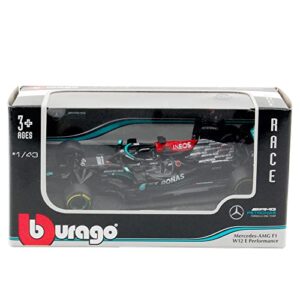 Bburago Mercedes-AMG F1 W12 E Performance #44 Lewis Hamilton 2021 1/43 Diecast Model Car 38038