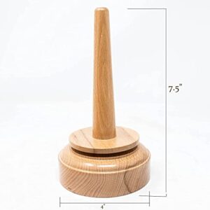 Sharvgun Wood Yarn Holder with Twirling Mechanism Classic