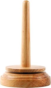 sharvgun wood yarn holder with twirling mechanism classic