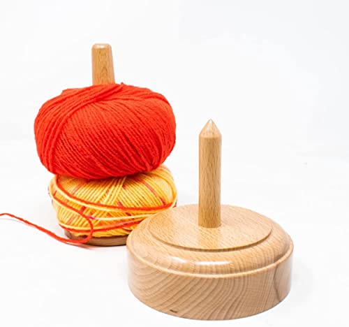 Sharvgun Wood Yarn Holder with Twirling Mechanism Classic