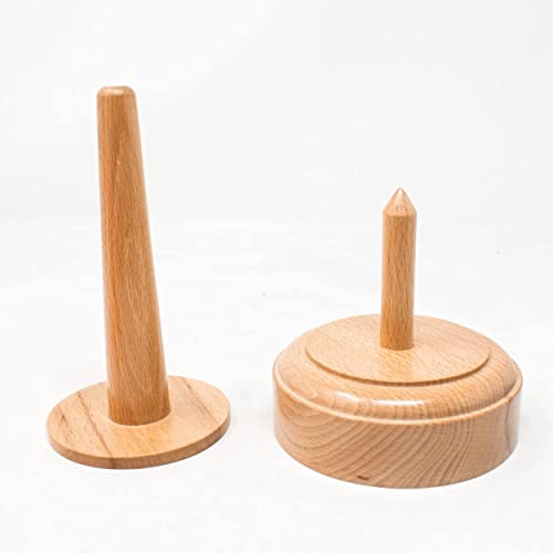 Sharvgun Wood Yarn Holder with Twirling Mechanism Classic