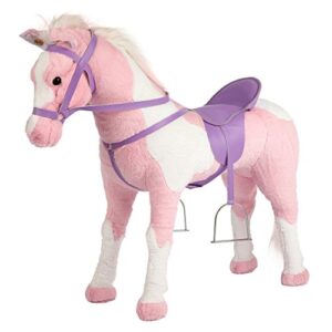 rockin’ rider cookie stable horse ride on , pink large