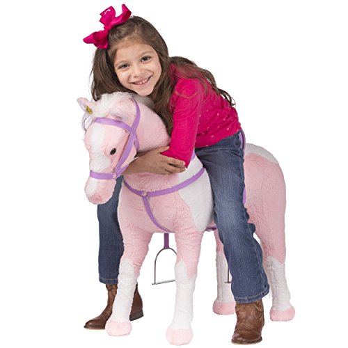 Rockin' Rider Cookie Stable Horse Ride On , Pink Large