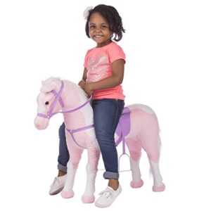 Rockin' Rider Cookie Stable Horse Ride On , Pink Large