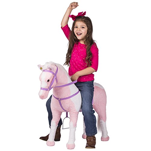 Rockin' Rider Cookie Stable Horse Ride On , Pink Large