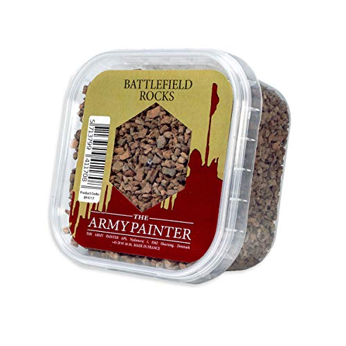 The Army Painter Battlefield Rocks Basing, 150 ml-for Miniature Bases & Terrains -Scenics Static Grass, Model Terrain Grass, Terrain Model Kit, Basing Set & The Army Painter Tufts for Bases of Minis