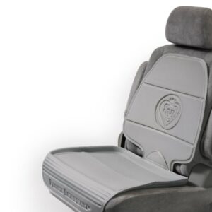 Prince Lionheart Car Seat Protector. The only 2 stage Seatsaver Designed with Thick padding, Nonabsorbent, waterproof, PVC foam material. Comparable with all baby and toddler car seats. (Grey)