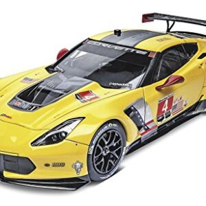 Revell 85-4304 Chevy Corvette C7.R Model Car Kit 1:25 Scale 64-Piece Skill Level 4 Plastic Model Building Kit , Yellow