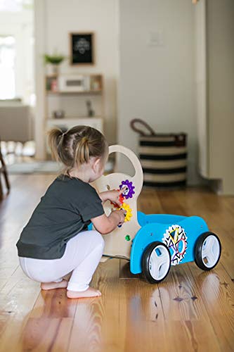 Baby Einstein Discovery Buggy Wooden Activity Walker & Wagon, Ages 12 Months +