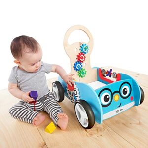 Baby Einstein Discovery Buggy Wooden Activity Walker & Wagon, Ages 12 Months +