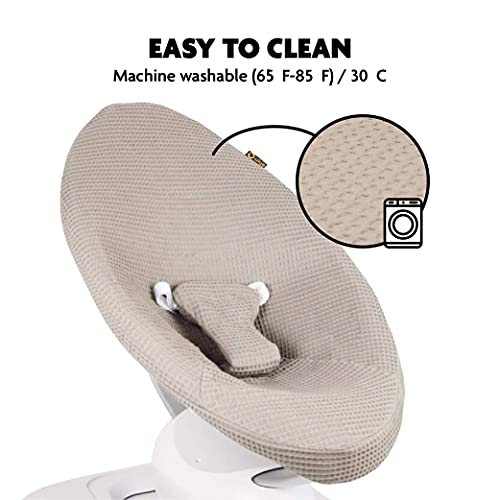 Ukje | Insert and Cover for 4moms mamaRoo 4 Baby Swing & rockaRoo | Reversible Design | Handmade in Europe | Compatible with mamaRoo Newborn Insert, 4moms mamaRoo Infant Insert