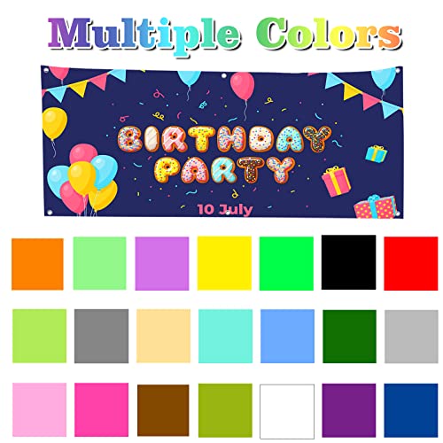 Custom Banners and Signs Customize Personalized Banner with Name Photo Ourdoor for Parties Business Decorations Birthday Graduation wedding 4*1 FT