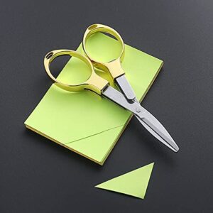 Folding scissors,safe portable scissors,mini scissors,stainless steel telescopic cutter,outdoor fishing home fishing gear portable manicure paper cutting manual