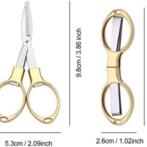 Folding scissors,safe portable scissors,mini scissors,stainless steel telescopic cutter,outdoor fishing home fishing gear portable manicure paper cutting manual