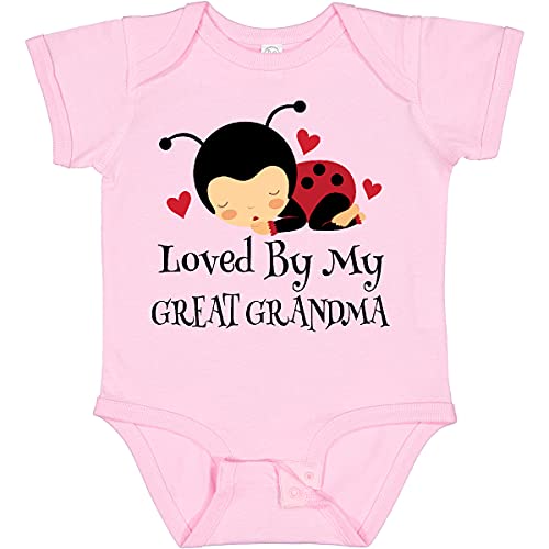 inktastic Loved by My Great Grandma Baby Bodysuit Newborn 0080 Pink 20ed5