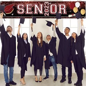 Graduation Banner 2023 Maroon Larger Senior Banner 118INCHS Graduation Yard Sign Lawn Outdoor Garden Senior Graduation Decorations 2023