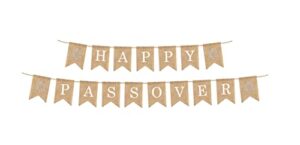 mandala crafts happy passover banner burlap passover decor – passover decorations banner garland – happy passover sign mantel fireplace jewish holiday decorations