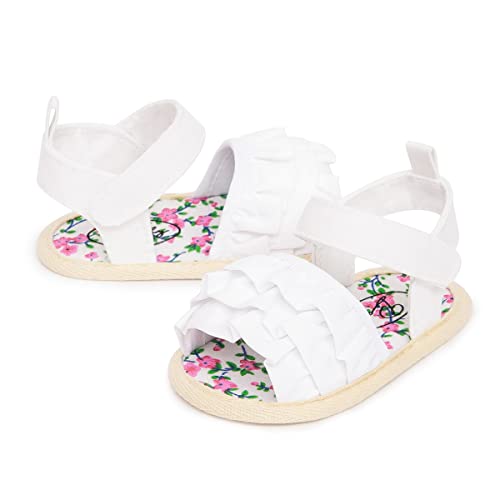 KIDSUN Baby Girls Boys Sandals Infant Summer Beach Shoes Anti Slip Rubber Sole Outdoor First Walking Crib Shoes