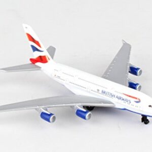 Daron Worldwide Trading RT6008 British Airways A380 Single Plane, White