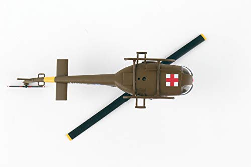 Daron Worldwide Trading Postage Stamp UH-1 Huey MEDEVAC US Army Vehicle (1/87 Scale)