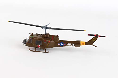 Daron Worldwide Trading Postage Stamp UH-1 Huey MEDEVAC US Army Vehicle (1/87 Scale)