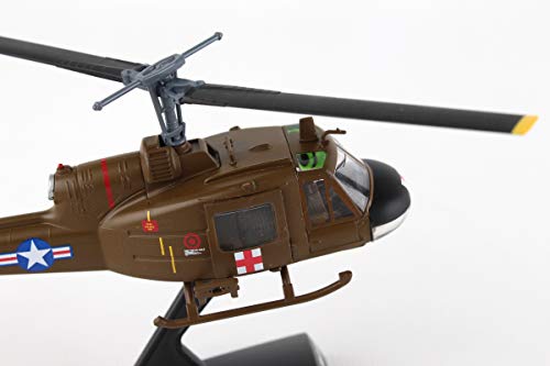 Daron Worldwide Trading Postage Stamp UH-1 Huey MEDEVAC US Army Vehicle (1/87 Scale)