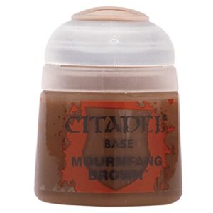 games workshop citadel base paint mournfang brown 12ml