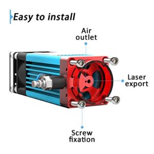 Twotrees Air Assist Pump for Laser Engraver Cutter, Air Assist Set for A5 Pro Twotrees TTS-55/25 TS2 S6 Pro S9 Master 2 Pro S2 SF LE400 Pro Reizer 20W Engraver, 30L/Min Big Airflow Low Noise