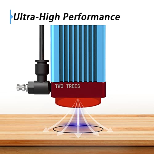 Twotrees Air Assist Pump for Laser Engraver Cutter, Air Assist Set for A5 Pro Twotrees TTS-55/25 TS2 S6 Pro S9 Master 2 Pro S2 SF LE400 Pro Reizer 20W Engraver, 30L/Min Big Airflow Low Noise