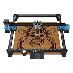 twotrees tts-25 laser engraving machine laser engraver, wood metal laser engraving cutting machine, diy laser marking, eye protection design, easy installation(50% pre-install)