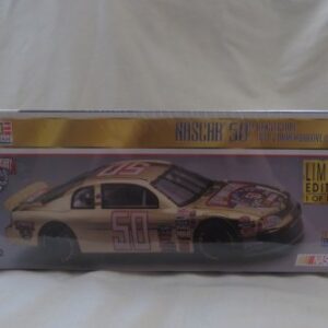 Revell/Monogram Nascar 50th Anniversary Gold Commemorative Chevy 1/24 Scale Plastic Model Kit