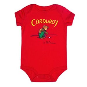 Out of Print Infant Corduroy Bodysuit 6 Month Red