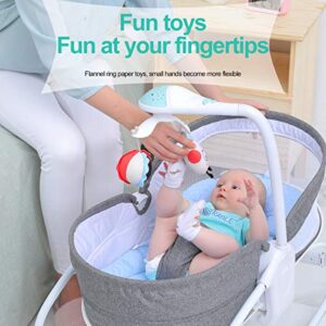 Vannetgo 3-in-1 Baby Bouncers, Can sit and Lie Down, Brilliant Bouncer,Rocking Bouncer, Soothing Vibration, 3rd Gear Adjustment, Suitable for Babies Boys/Babies Girls/Newborns Baby