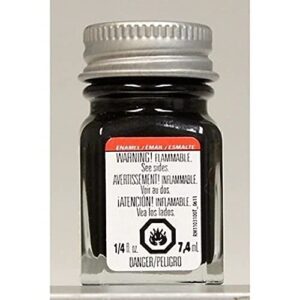 testor’s 1154tt 1/4 oz black metallic enamel hobby paint