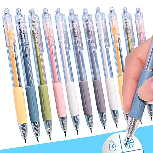 Pack 12 Retractable Hobby Knife, Precision Craft Cutting Tools with Silicon Grip Work As A Pen, Thin Blade for Art Paper Scrapbook