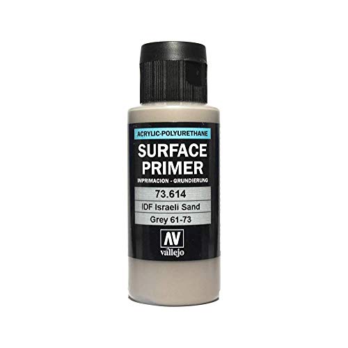 Vallejo IDF Israeli Sand Grey Primer Acrylic Polyurethane, 60ml