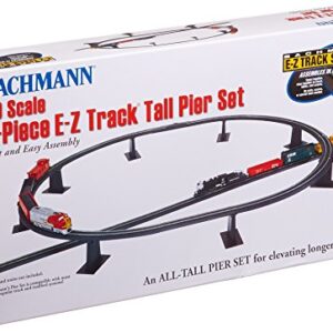 Bachmann Trains 8 PC. E-Z TRACK TALL PIER SET - HO Scale