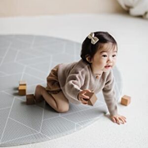 Ofie Round Mat, Baby Play mat (Zen line+Triangle, Round)