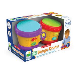 The Learning Journey Early Learning - Little Baby Bongo Drums - Electronic Musical Toddler Toys & Gifts for Boys & Girls Ages 12 Months & Up - Award Winning Musical Learning Toy, Multi