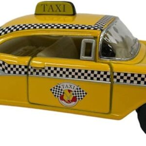 KiNSMART 1957 Chevy Bel Air Coupe Classic 🚖 Taxi Cab 5" 1:40 Scale Die Cast Metal Model Toy Car