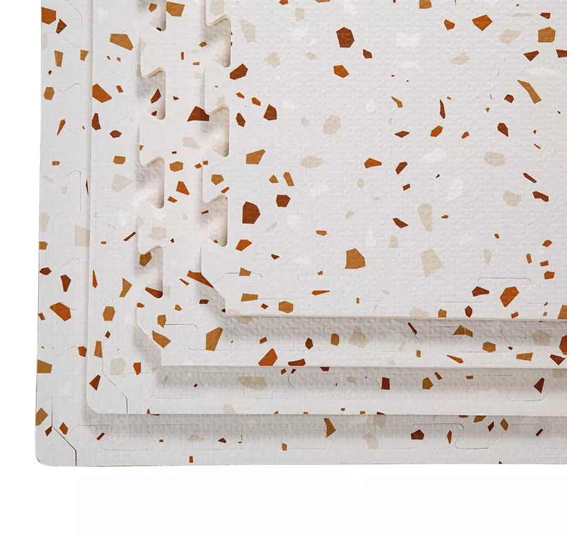 Baby Foam Play Mat (Brown Terrazzo)