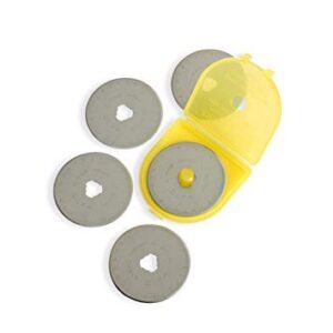 olfa 45mm rotary blades, 5-pack. premium pack